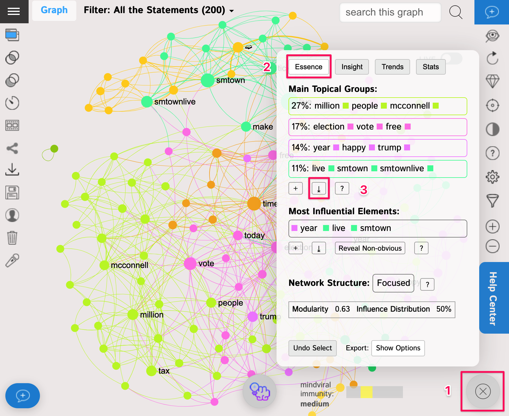 Export your Graphs, Text Data and Analytics Results – Nodus Labs ...